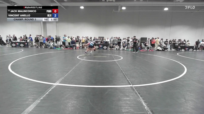 60 lbs Champ. Round 3 - Jack Malinconico, Poway Wrestling vs Vincent ...