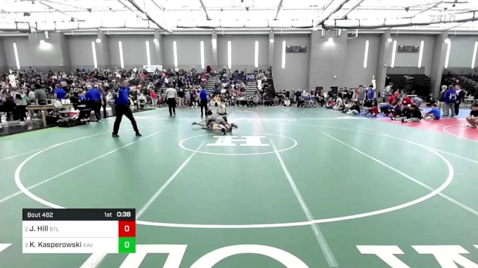 120 lbs Consi Of 4 - Jerry Hill, Bethel vs Kevin Kasperowski, Xavier