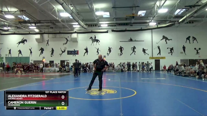 130 lbs 1st Place Match - Alexandra Fitzgerald, Sacred Heart vs Cameron ...