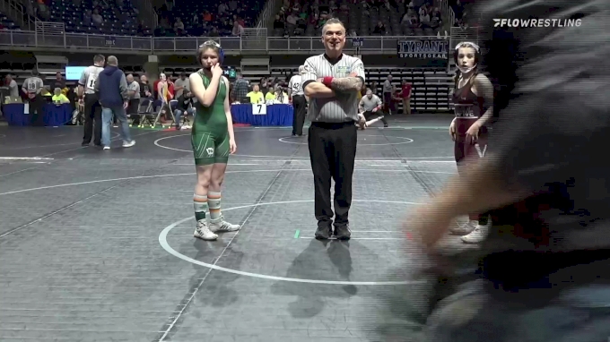 108 lbs Quarterfinal - Iris Reitz, Redbank Valley vs Raelyn Gibbs ...