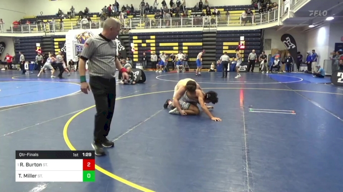 172 lbs Qtr-finals - Ryan Burton, St. Joseph Regional-NJ vs Tyrel ...