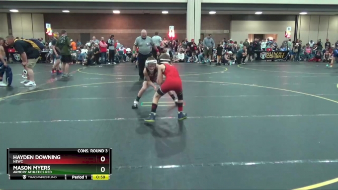 75 lbs Cons. Round 3 - Mason Myers, Armory Athletics Red vs Hayden ...