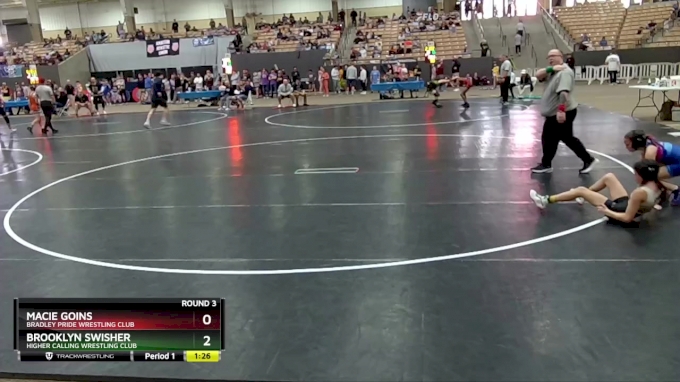 82 lbs Round 3 - Brooklyn Swisher, Higher Calling Wrestling Club vs ...
