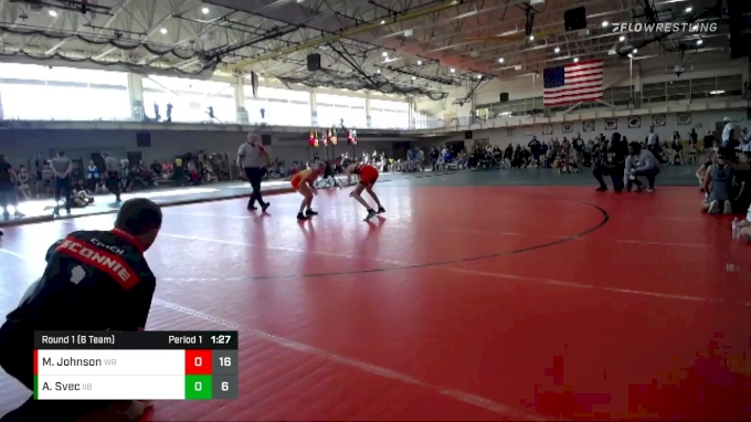 90 lbs Round 1 (6 Team) - Morgan Johnson, Wisconsin Red vs Aaliyah Svec ...