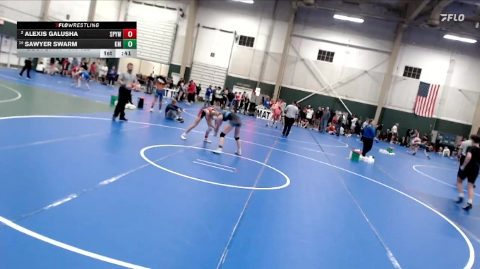 111-122 lbs Semifinal - Sawyer Swarm, Kearney Matcats vs Alexis Galusha ...