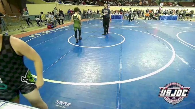 96 lbs Semifinal - Easton Pierce, Standfast vs Justin Carson Thibodeaux ...