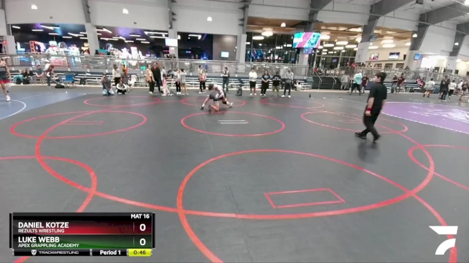 140 lbs 2nd Place Match - Luke Webb, Apex Grappling Academy vs Daniel ...