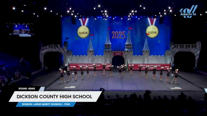 Dickson County High School [2025 Large Varsity Division I - Pom Semis] 2025 UDA National Dance ...