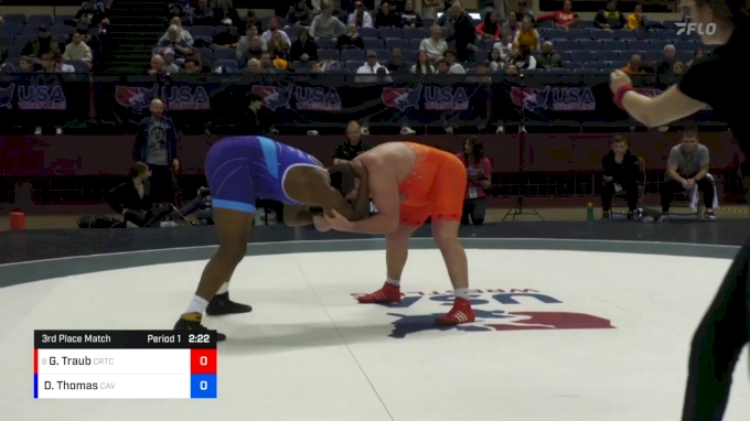 125 lbs 3rd Place Match - Gary Traub, COWBOY/TMWC vs Demertius Thomas ...