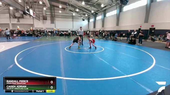 92 lbs Quarterfinal - Randall Pierce, Steve Page Grappling vs Caisen ...
