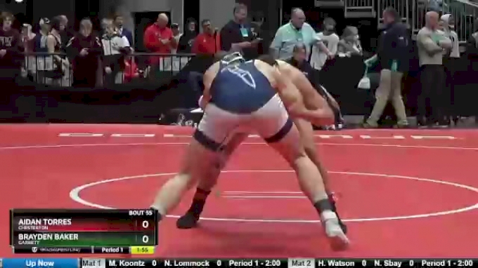 145 lbs Champ. Round 1 - Aidan Torres, Chesterton vs Brayden Baker, Garrett