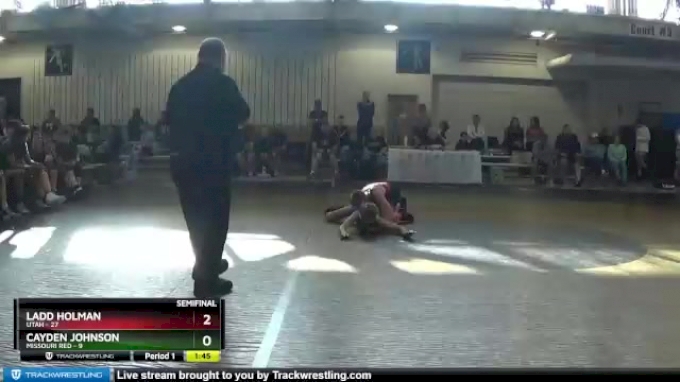 114 lbs Semis & 3rd Wb (16 Team) - Ladd Holman, Utah vs Cayden Johnson ...