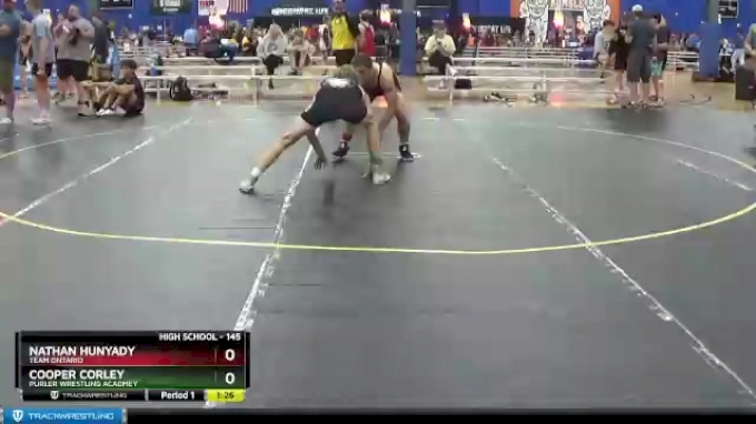 145 lbs Round 5 - Cooper Corley, Purler Wrestling Acadmey vs Nathan ...