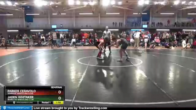 135 lbs Semifinal - Jaden Whitaker, Ironclad Wrestling Club vs Parker ...