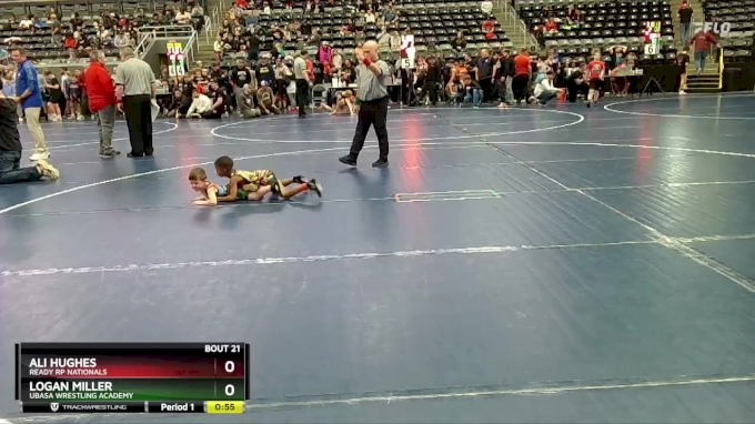 35-40 lbs Quarterfinal - Ali Hughes, Ready RP Nationals vs Logan Miller ...