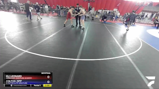 160 lbs Semifinal - Eli Leonard, Sarbacker Wrestling Academy vs Colton ...