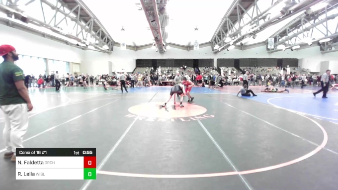 154-H lbs Consi Of 16 #1 - Nicholas Faldetta, Orchard South WC vs Ryan ...