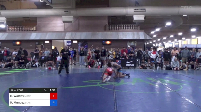 52 kg Rnd Of 64 - Conner Wolfley, Moapa Valley Wrestling vs Kyle Menuez ...