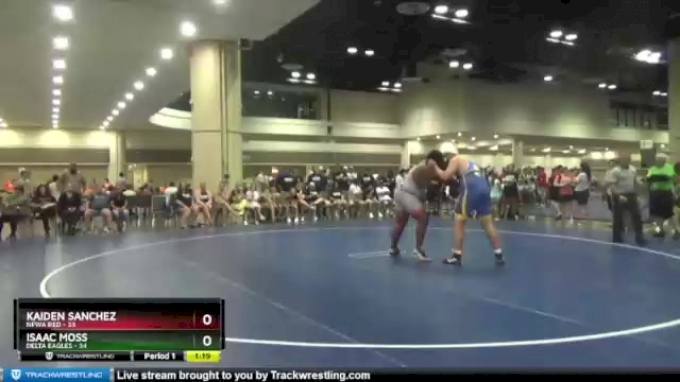 285 lbs Round 3 (10 Team) - Kaiden Sanchez, NFWA Red vs Isaac Moss ...
