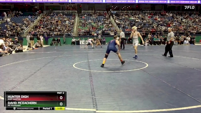 2A 144 lbs 1st Place Match - Hunter Digh, East Gaston vs David ...