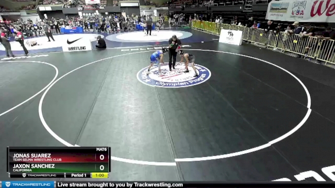 78 lbs Semifinal - Jaxon Sanchez, California vs Jonas Suarez, Team ...