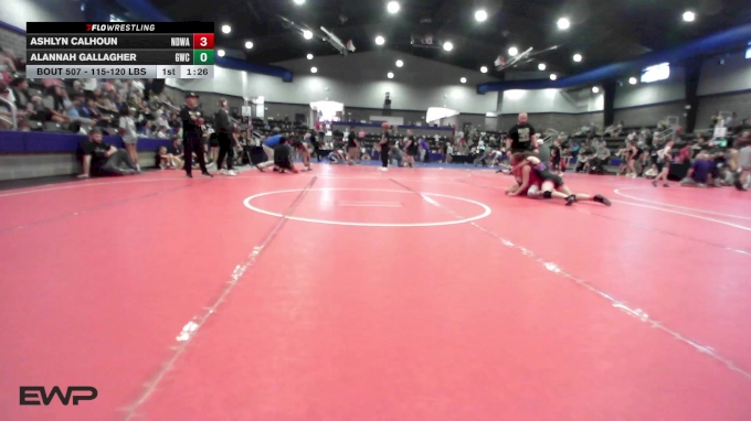115-120 lbs Rr Rnd 1 - Ashlyn Calhoun, North Desoto Wrestling Academy ...