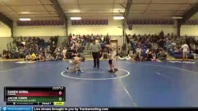 100 lbs Round 2 - Zaden Seibel, Laramie vs Jacob Hawk, Thunder Basin ...