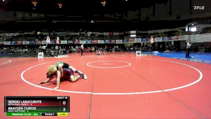120 lbs Quarters & Wb (16 Team) - Sergio Laracuente, Bethlehem Liberty ...
