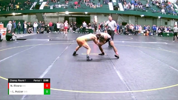 133 lbs Champ. Round 1 - Lane Huizar, Grand Valley State vs Nicolar ...