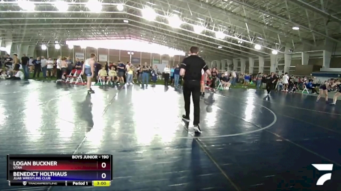 190 lbs 3rd Place Match - Logan Buckner, Utah vs Benedict Holthaus ...