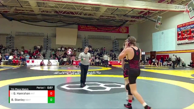 120 lbs 7th Place Match - Gavin Hanrahan, Antioch vs Brett Stanley ...