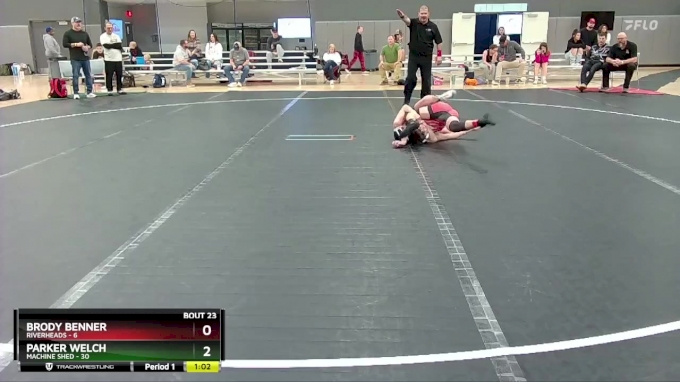 96 lbs Round 5 (10 Team) - Parker Welch, Machine Shed vs Brody Benner ...
