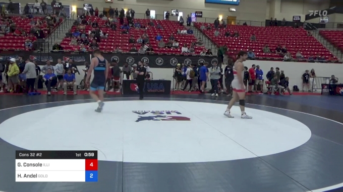 79 kg Cons 32 #2 - Gaetano Console, Illinois vs Hunter Andel, Golden ...