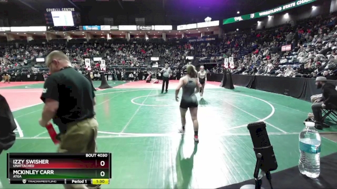 122 lbs Champ. Round 1 - McKinley Carr, ATGA vs Izzy Swisher, Unattached