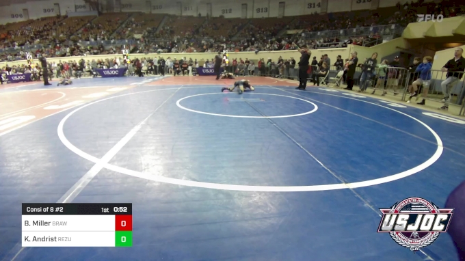 58 lbs Consi Of 8 #2 - Boone Miller, Brawlers vs Keo Andrist, ReZults ...