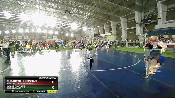 120 lbs Champ. Round 2 - Elizabeth Huntsman, American Leadership ...