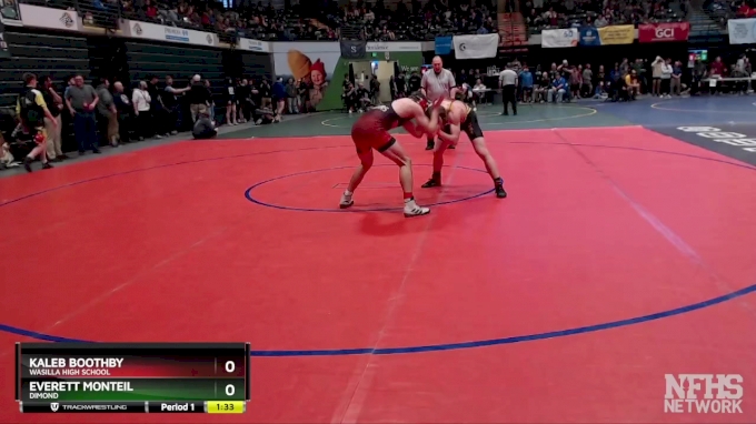 152 lbs Champ. Round 1 - Everett Monteil, Dimond vs KALEB BOOTHBY ...