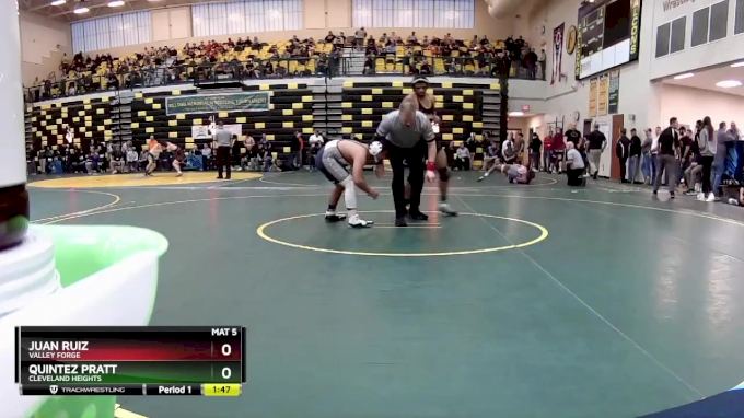 165 lbs Champ. Round 1 - QUINTEZ PRATT, CLEVELAND HEIGHTS vs Juan Ruiz ...