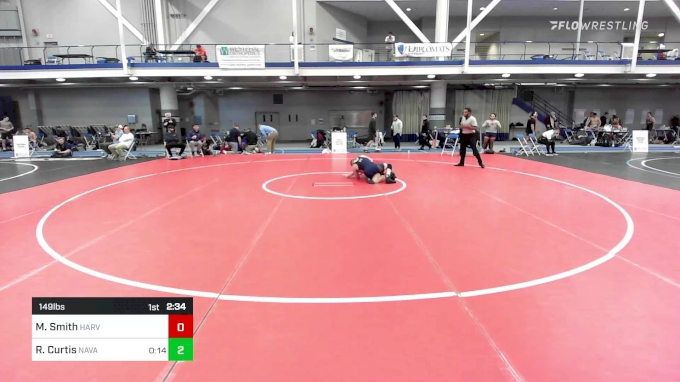 149 lbs Consi Of 16 #1 - Matthew Smith, Harvard vs River Curtis, Naval ...