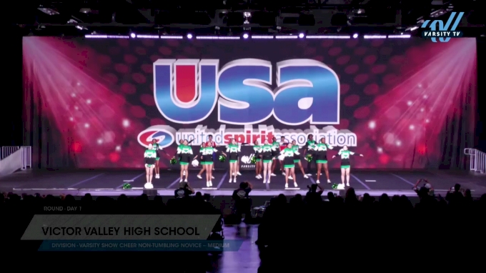 Victor Valley High School [2024 Varsity Show Cheer Non-Tumbling Novice ...