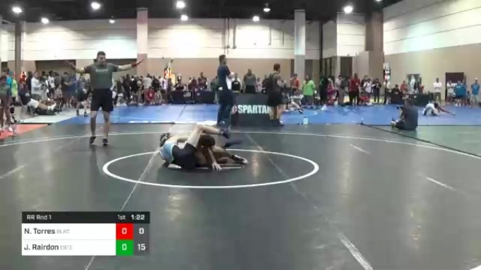 120 lbs Prelims - Noah Torres, Blackcat WC vs Jackzen Rairdon, Este ...