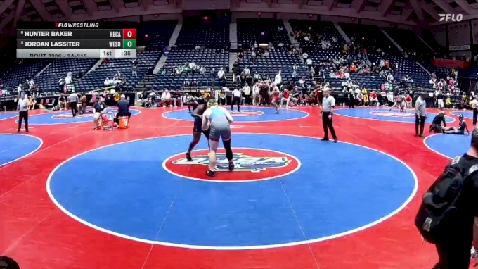 3A-215 lbs Cons. Round 3 - Jordan Lassiter, Westover School vs Hunter ...