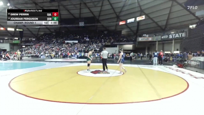 Girls 2A 135 lbs Champ. Round 1 - Drew Perrin, Squalicum (Girls) vs ...