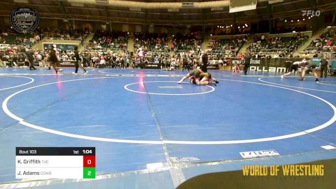 145 lbs Quarterfinal - Kaleb Griffith, The Best Wrestler vs Jaedan ...
