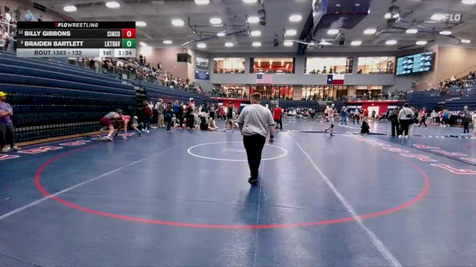 132 lbs 5th Place Match - Braiden Bartlett, Austin Lake Travis vs Billy ...
