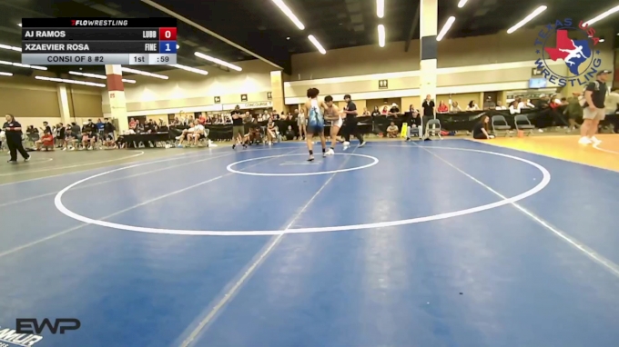 132 lbs Consi Of 8 #2 - Aj Ramos, Lubbock Wrestling Club vs Xzaevier ...