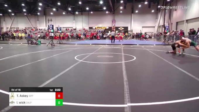 157 lbs Rd Of 16 - Tommy Askey, Appalachian State vs Luka Wick, Cal Poly