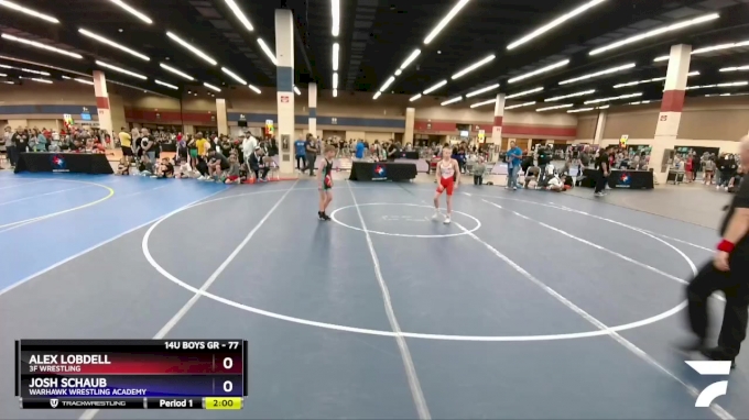 77 lbs 1st Place Match - Alex Lobdell, 3F Wrestling vs Josh Schaub ...