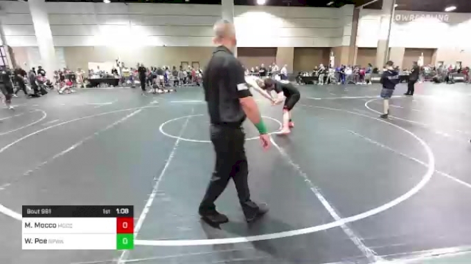 190 lbs Rr Rnd 4 - Michael Mocco, Mocco WC vs Walter Poe, Nfwa