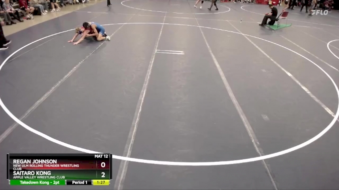 113 lbs Semifinal - Regan Johnson, New Ulm Rolling Thunder Wrestling ...